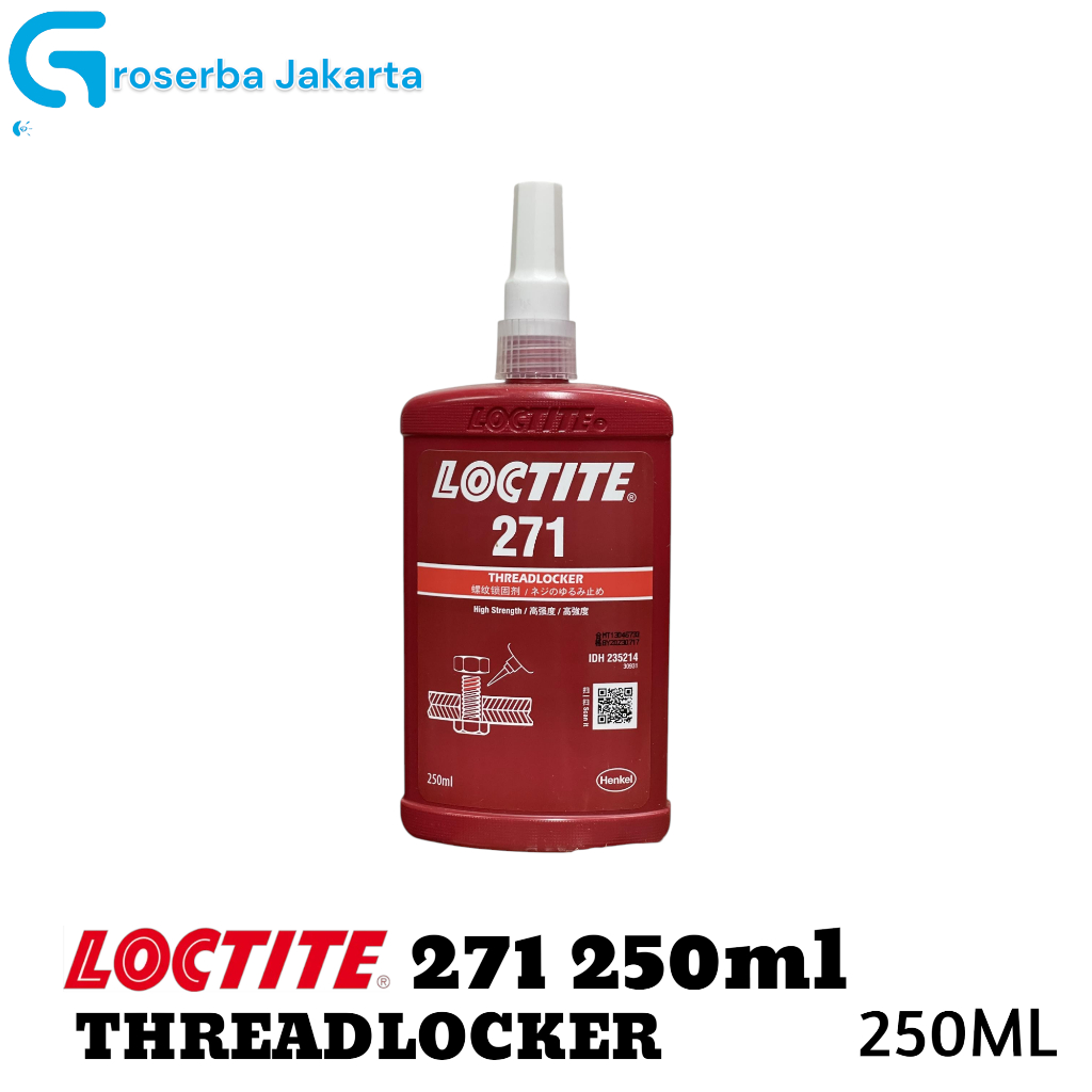 Jual LOCTITE 271 250ML THREADLOCKER LEM BAUT 271 250ML | Shopee Indonesia
