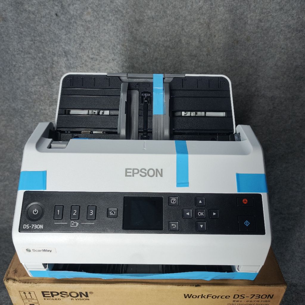 Jual Brand new Scanner F4 dokumen Epson DS 730N kecepatan scan tinggi ...