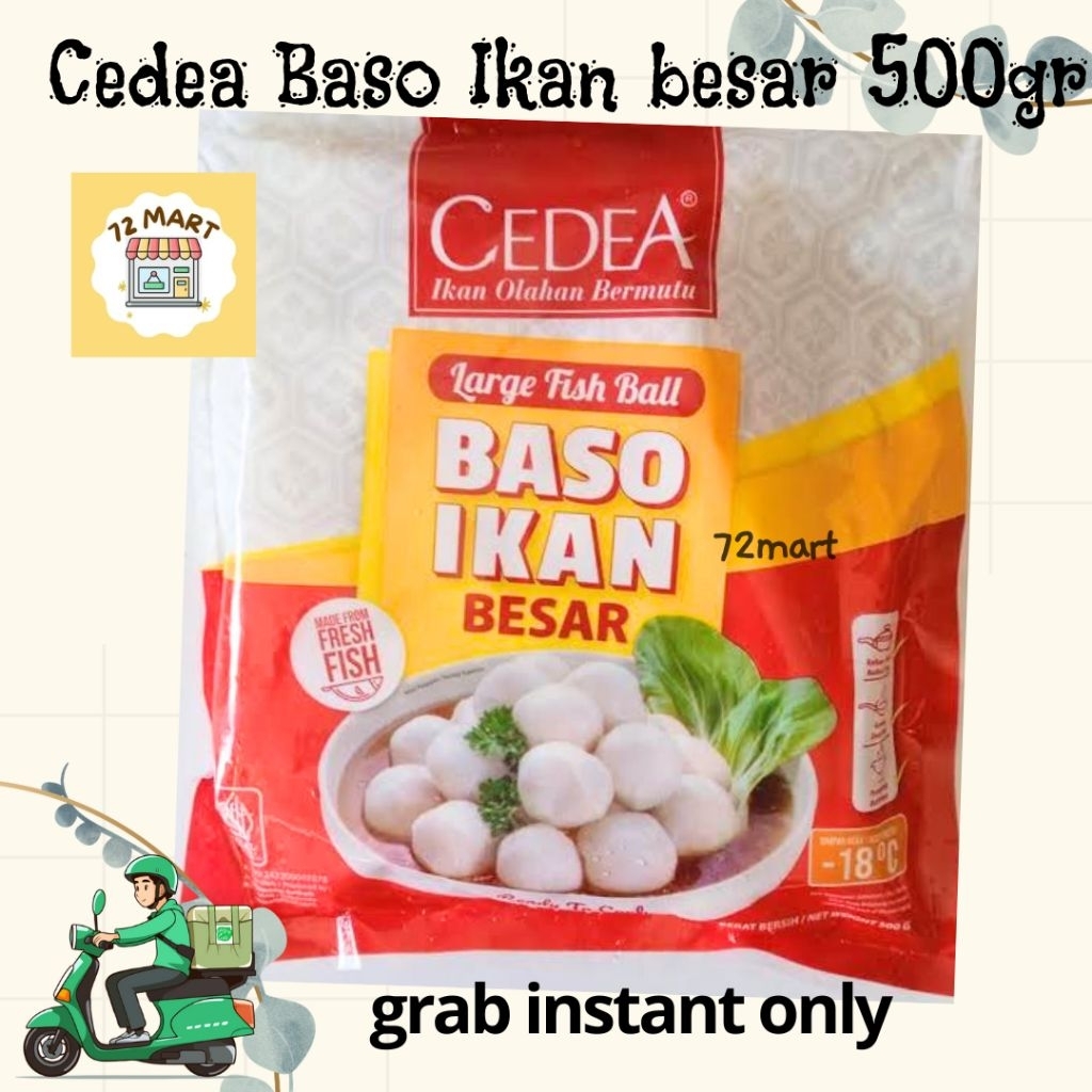 Jual Cedea Bakso Ikan 500gr Biji Besar | Shopee Indonesia