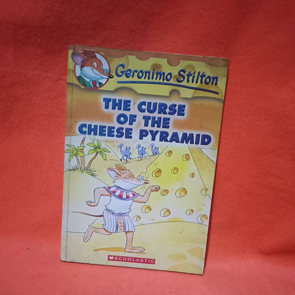 Jual Novel Geronimo Stilton THE CURSE OF THE CHEESE PYRAMID | Shopee ...