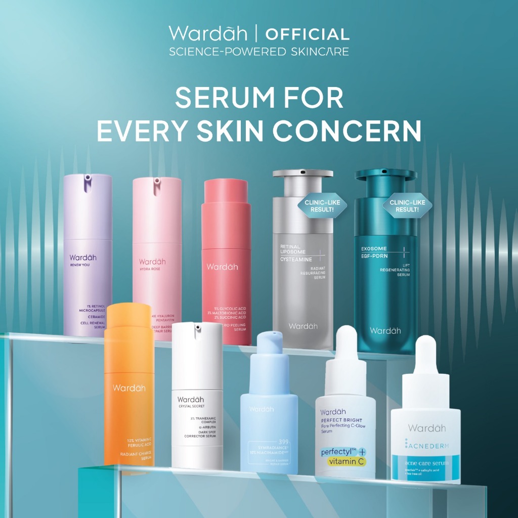 Jual WARDAH Serum Complete Series For Every Skin Concern - Exosome PDRN ...