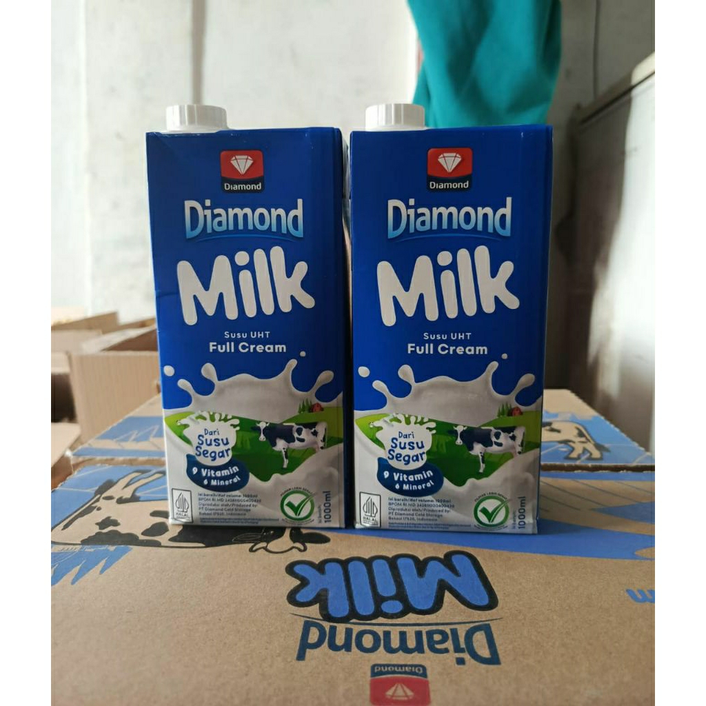 Jual Diamond UHT Full Cream 1Liter | Shopee Indonesia