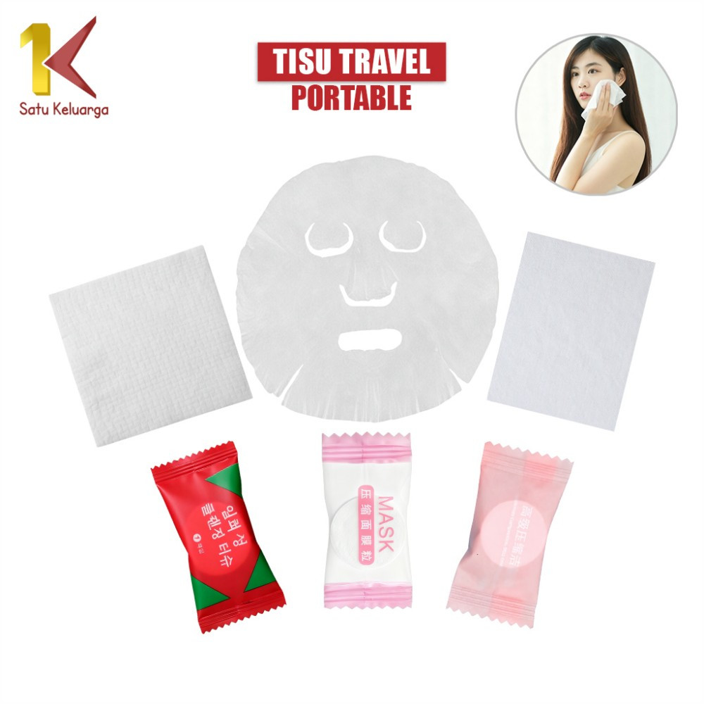 Jual Satu Keluarga Tissue Bulat Mini Travel Sekali Pakai K142 ...