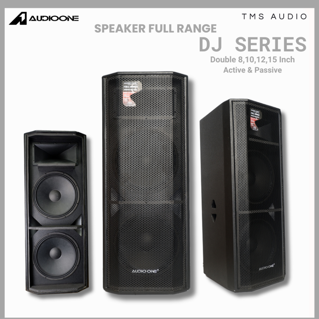 Jual Speaker Double Aktif Pasif 8/10/12/15 Inch Audio One DJ Series 208 ...