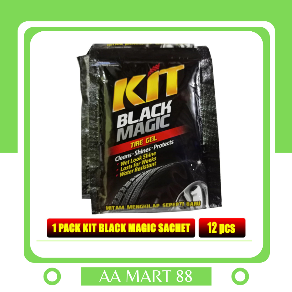 Jual KIT Black Magic Kemasan Sachet 32 ml Pengkilap Pengkilat Ban Motor ...