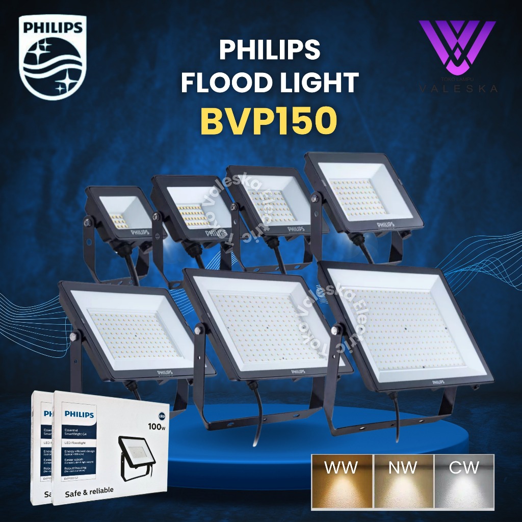 Jual Philips BVP150 Lampu Sorot Flood Light 10W 20W 30W 50W | Shopee ...