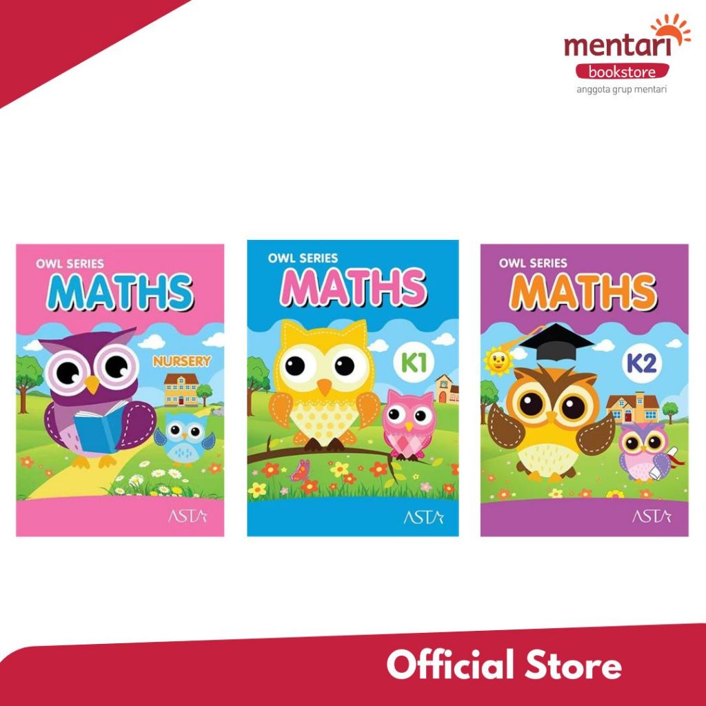 Jual Mentari Bookstore OWL Series Maths | Buku Matematika TK | Shopee ...