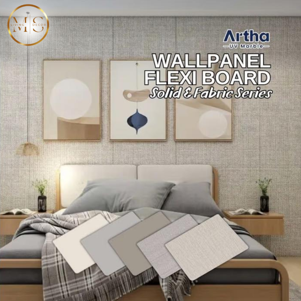Jual Artha Flexi Board WPC Solid & Fabric Series 8 mm | Flexi Board ...