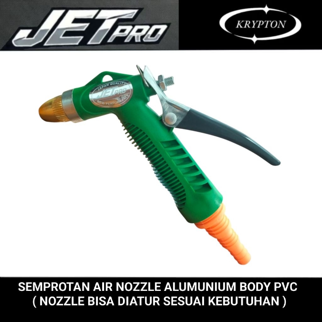 Jual JETPRO Semprotan air nozzle aluminium ( nozzle bisa diatur sesuai ...