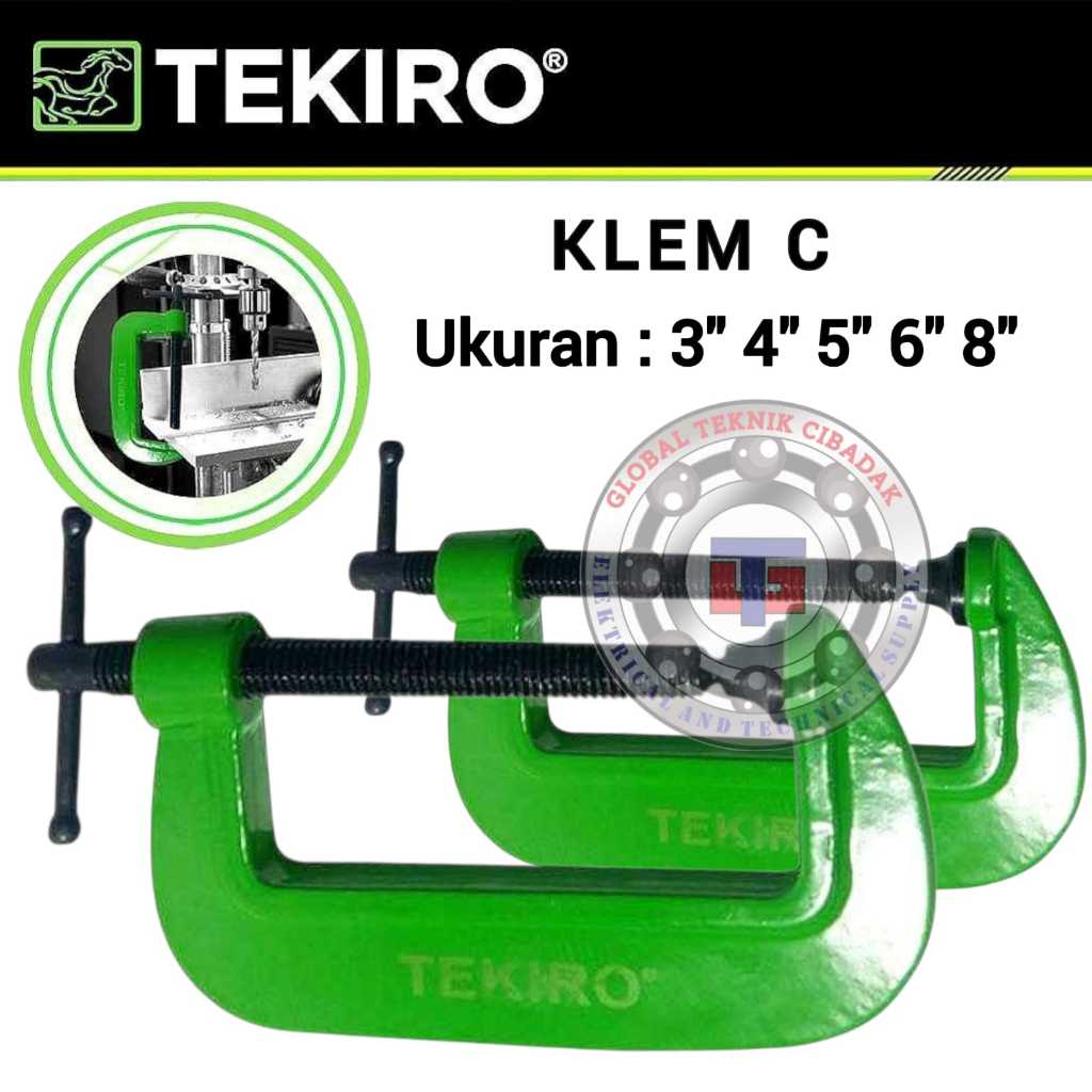 Jual Klem C Tekiro Ukuran 3", 4", 5", 6", 8" - Clamp C Tekiro 3Inch, 4 ...