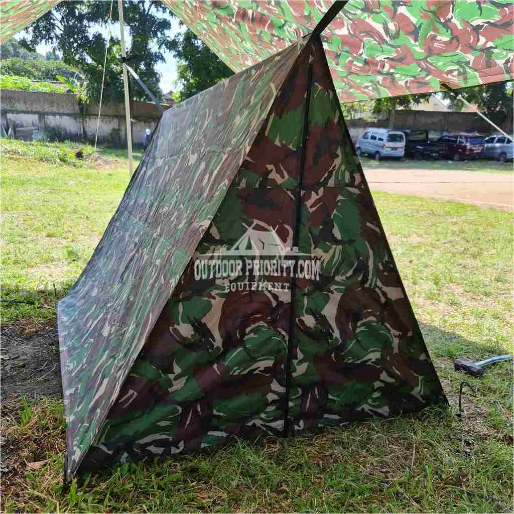 Jual Tenda Perorangan - Tenda TNI - Kemah - Army | Shopee Indonesia