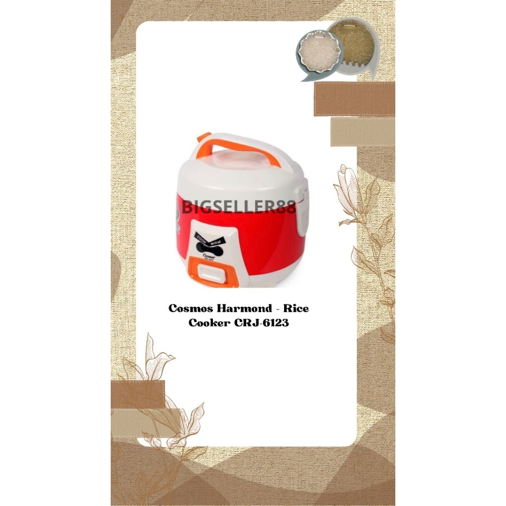 Jual Cosmos Harmond – Rice Cooker CRJ-6123 /CRJ-6601 | Shopee Indonesia