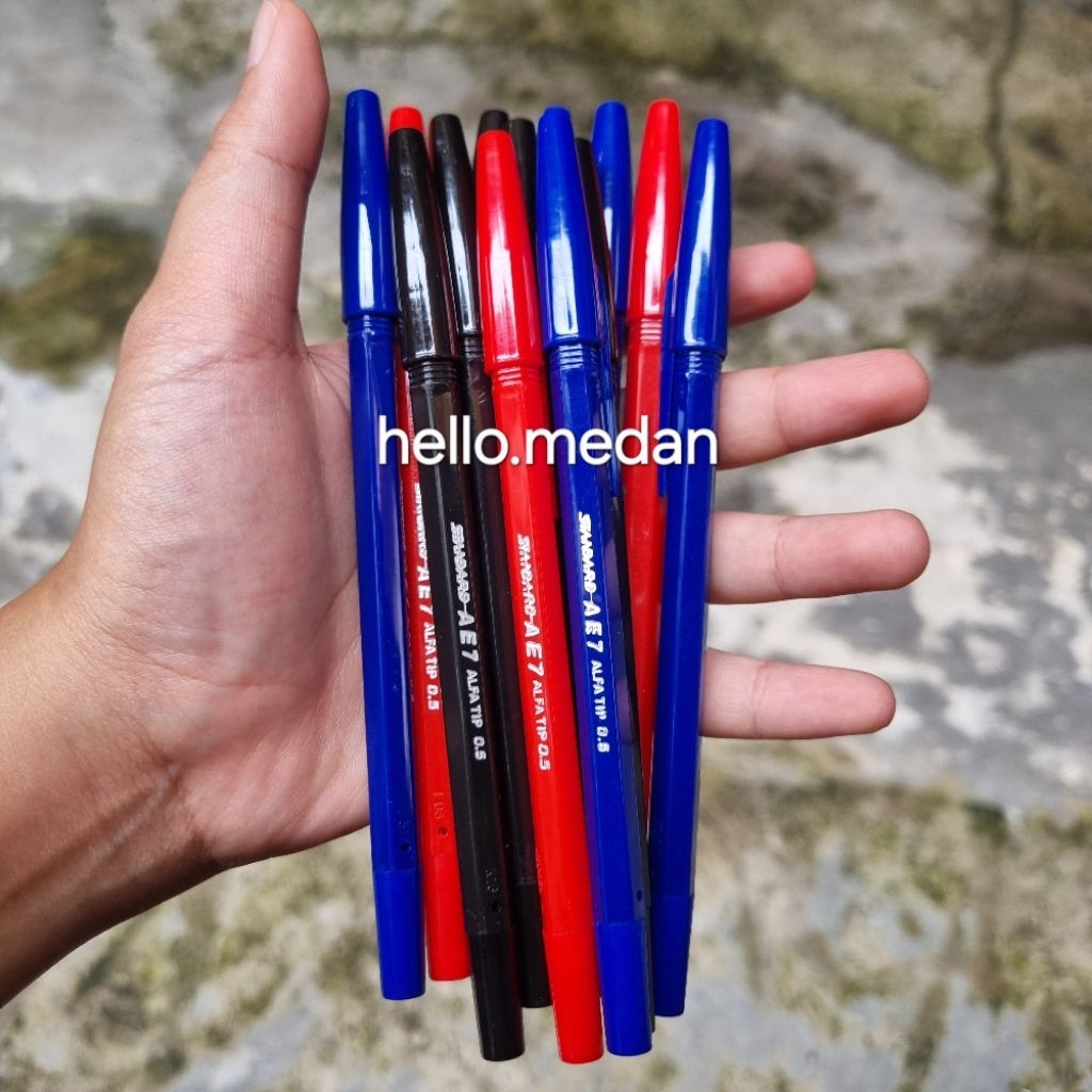 Jual Ecer - 1 Pcs Pulpen Standard Merek AE7 0.5 | Shopee Indonesia