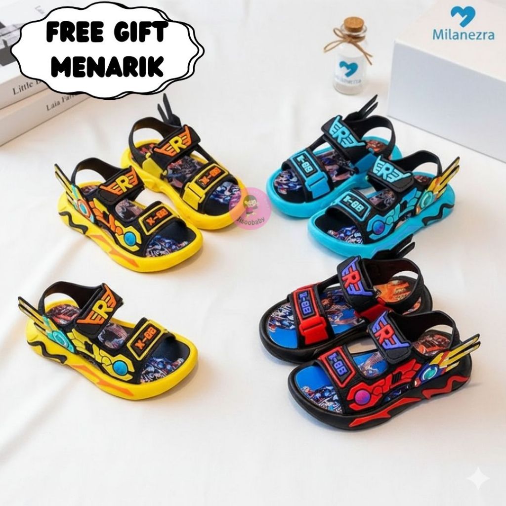 Jual PROMO 10.10 JISOOBABY AA-94 Sandal gunung Sepatu Sandal Anak Laki ...
