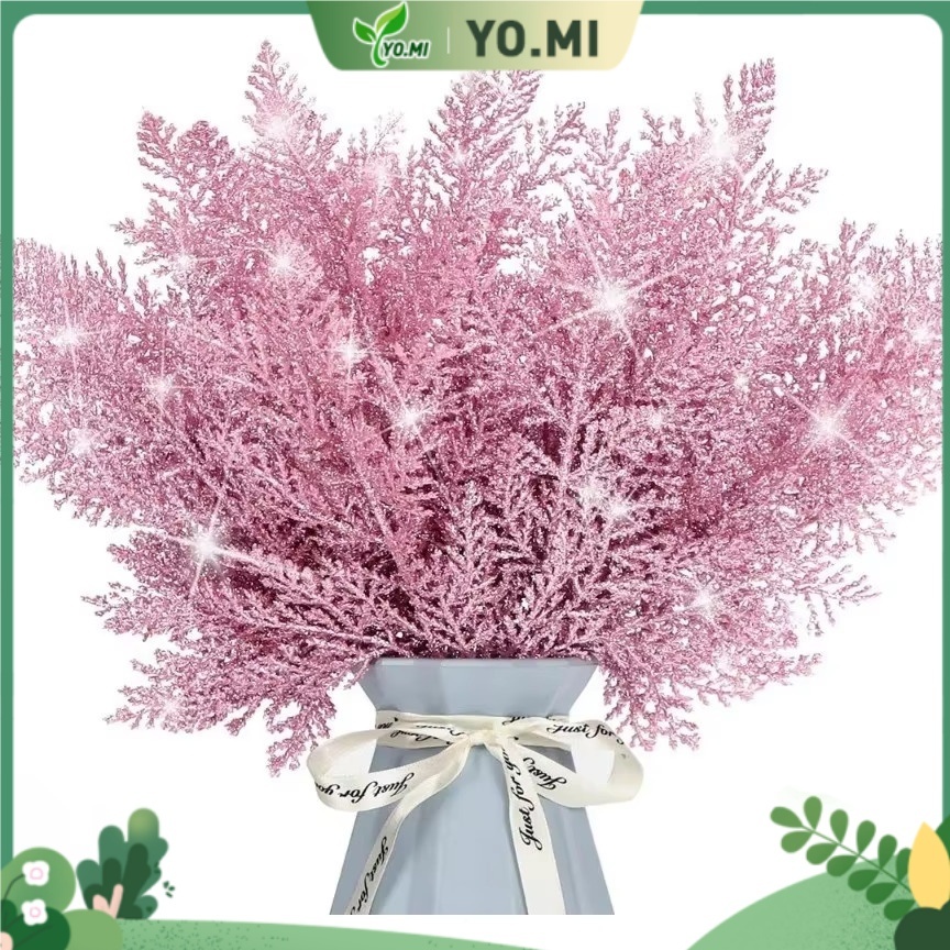 Jual 10pcs Dekorasi Natal Bunga Pinus Buatan untuk Pohon Natal, Hiasan ...