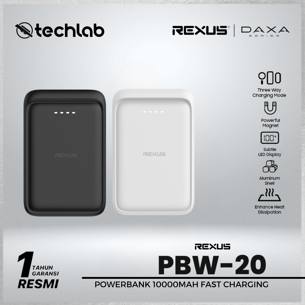 Jual Rexus PBW-20 / PBW20 Power Bank 5000mAh Ultra Slim Light Weight ...