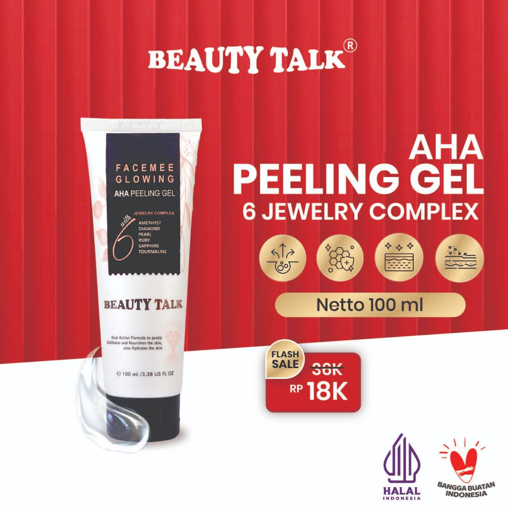 Jual BEAUTY TALK AHA Peeling Gel 6 Jewelry Complex 100ML | Pengangkat ...