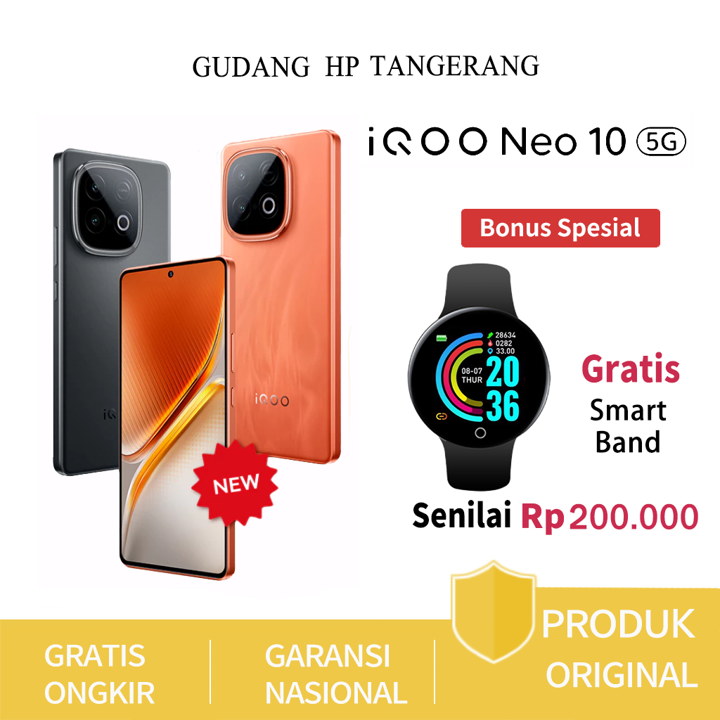 Jual vivo iQOO Neo 10,7000 mAH + 120 watt,7K VC Cooling System,1st ...