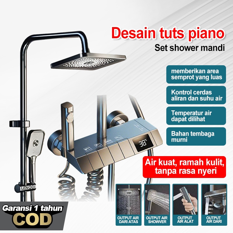 Jual Lenodi Shower Kamar Mandi Panas Dingin / sower set mandi tampilan ...
