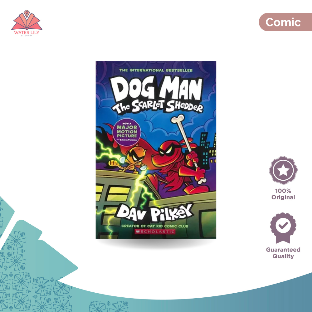 Jual Dog Man #12: The Scarlet Shedder by Dav Pilkey - Imported Books ...