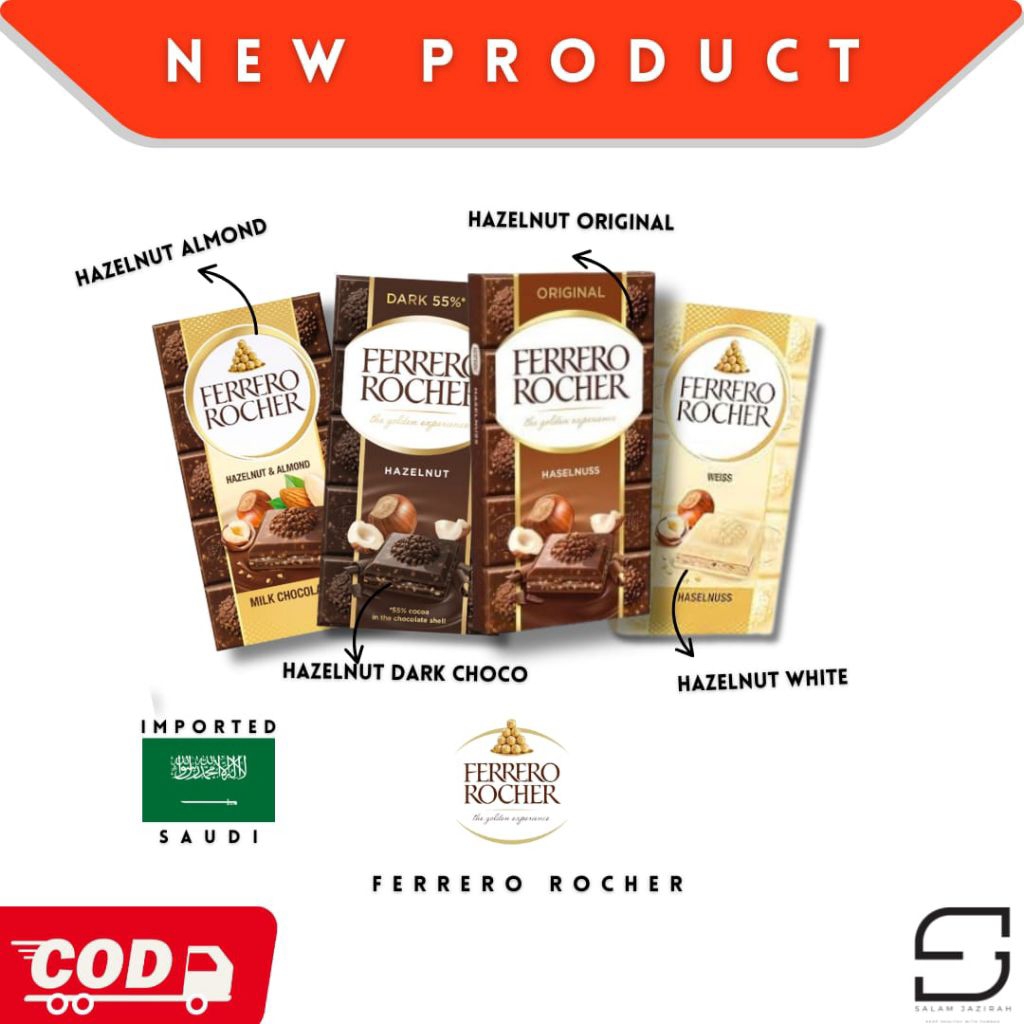 Jual YUMMY! Ferrero Rocher Bar Coklat Viral Coklat Premium Coklat ...