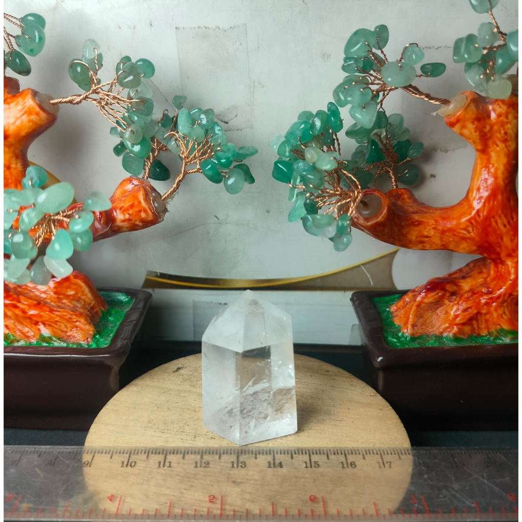 Jual Natural Pointer/Tower Fat Clear Quartz Top Grade (8) | Shopee ...