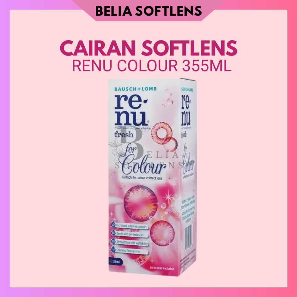 Jual CAIRAN SOFTLENS RENU COLOUR 355ML | AIR SOFTLENS PEMBERSIH RENU ...