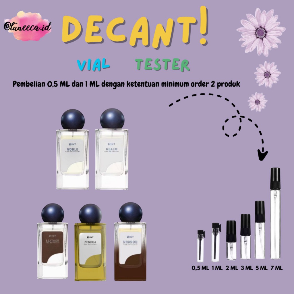 Jual Decant HINT Eau de Parfum (Share in Bottle) - Leather , Dragon ...