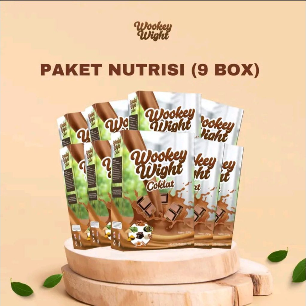 Jual Susu Wookey Rasa Coklat Chocolate paket 9 box | Shopee Indonesia
