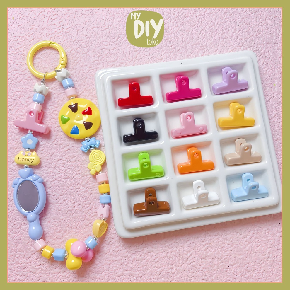 Jual Diy Aksesories Manik manik Mote SOLID COLOR PAPER CLIP KLIP KERTAS ...