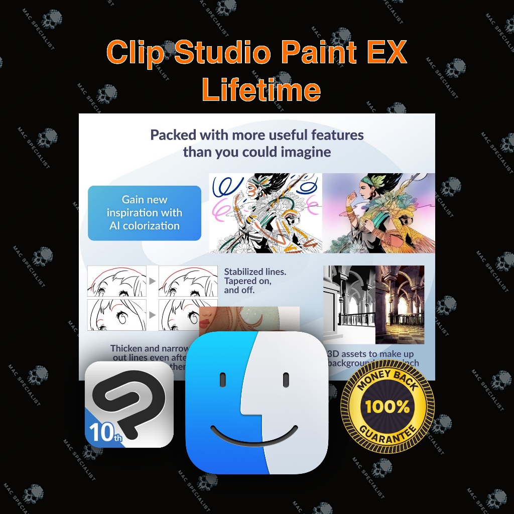 Jual Clip Studio Paint EX Full Version Macbook | Mac App | Shopee Indonesia