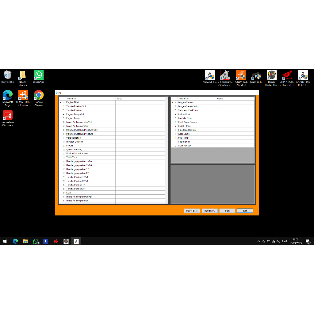 Jual Aplikasi Analist Pro V5.1.0 Terbaru 2025 SOFTWARE REMAP ECU HONDA ...