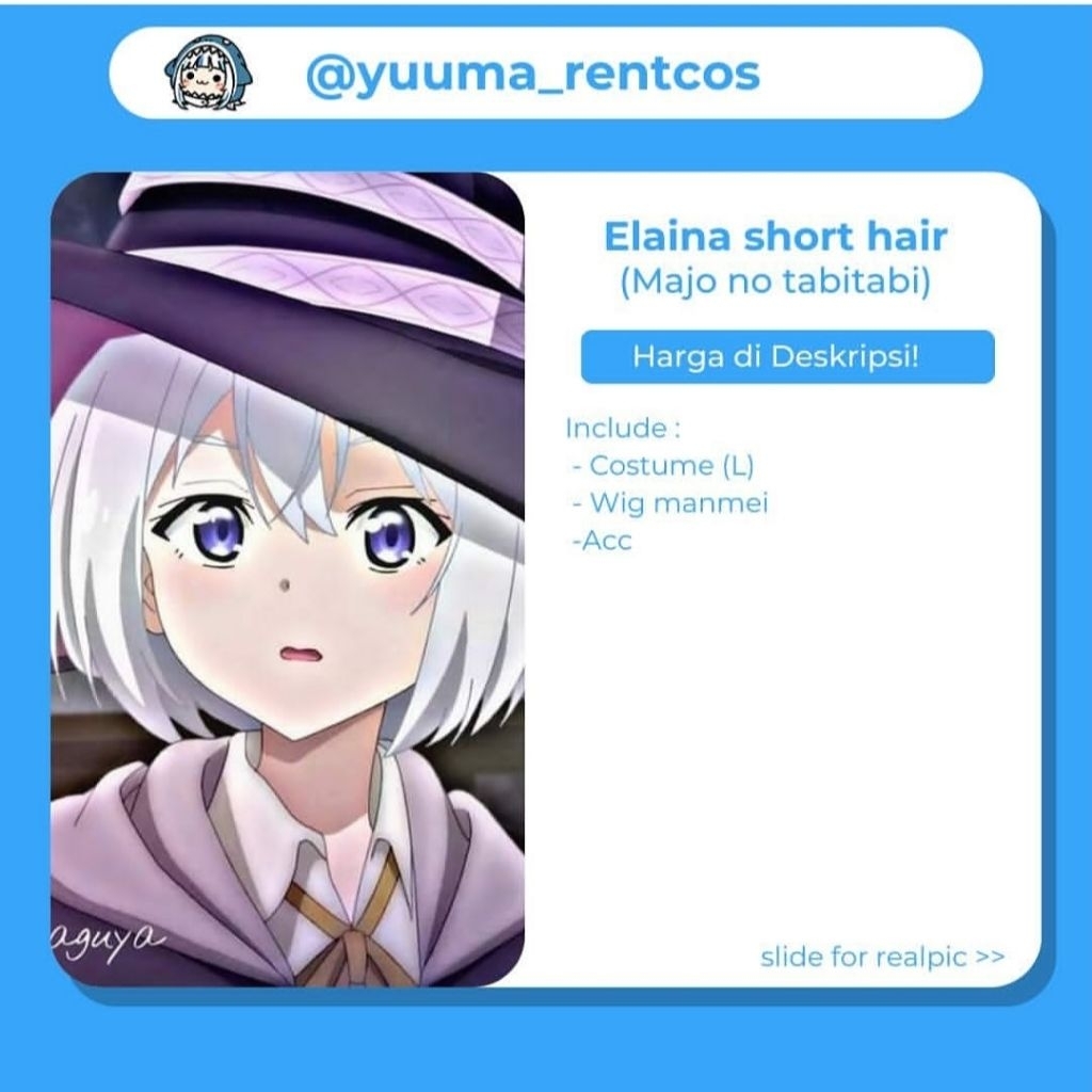 Jual Rental elaina short hair | Shopee Indonesia