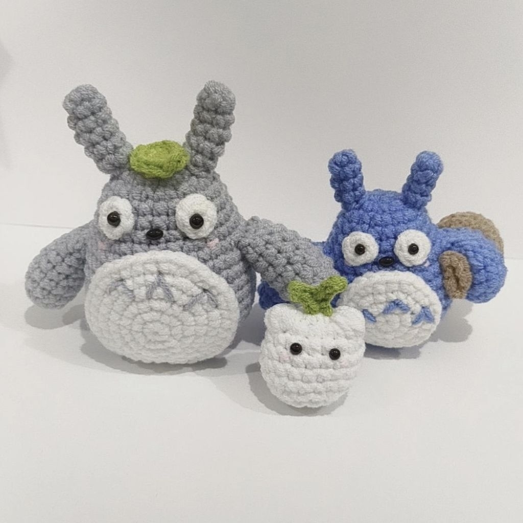 Jual Ghibli Series Amigurumi / Boneka Rajut Studio Ghibli Gantungan ...