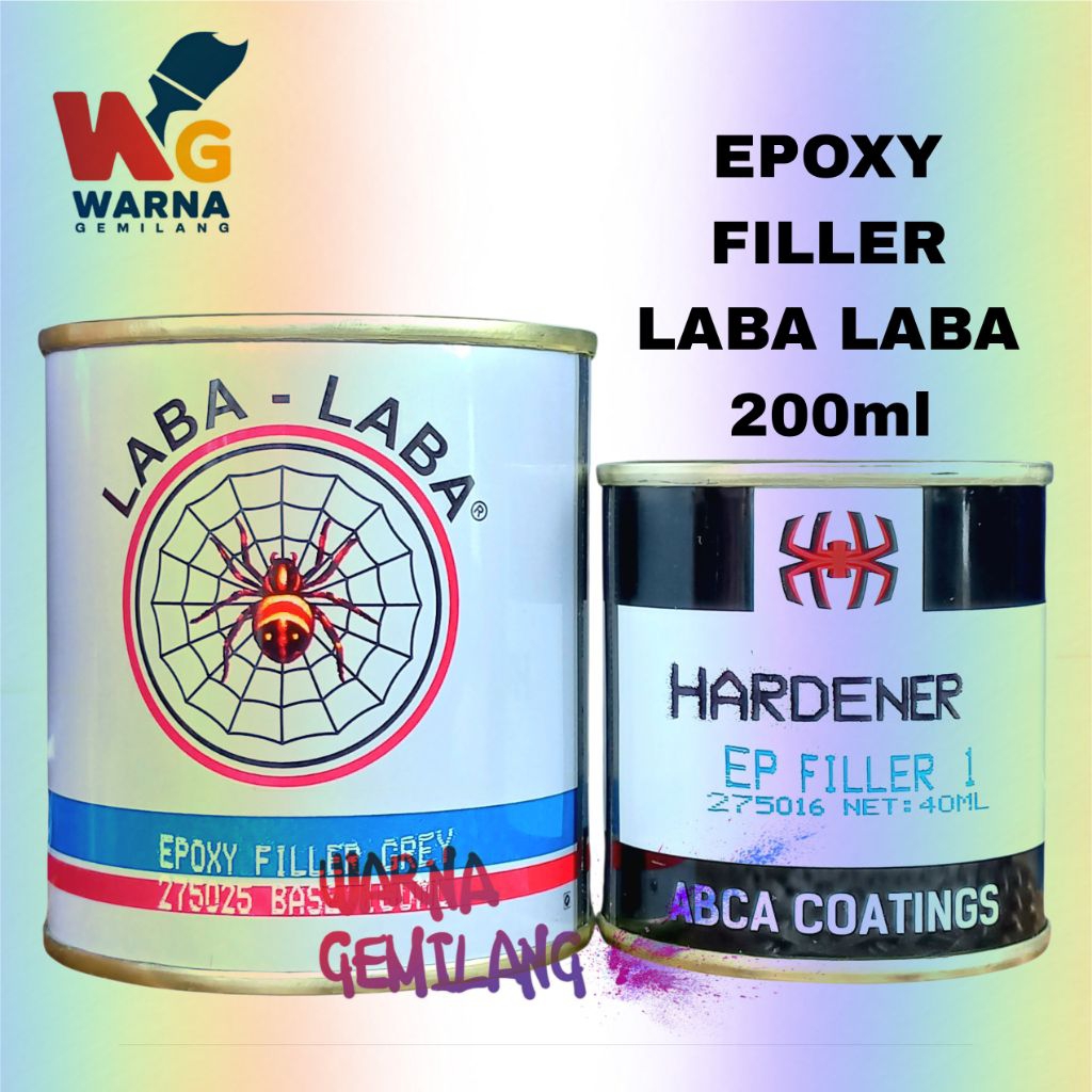 Jual Cat Dasar Epoxy Filler Laba Laba 200ml | Shopee Indonesia