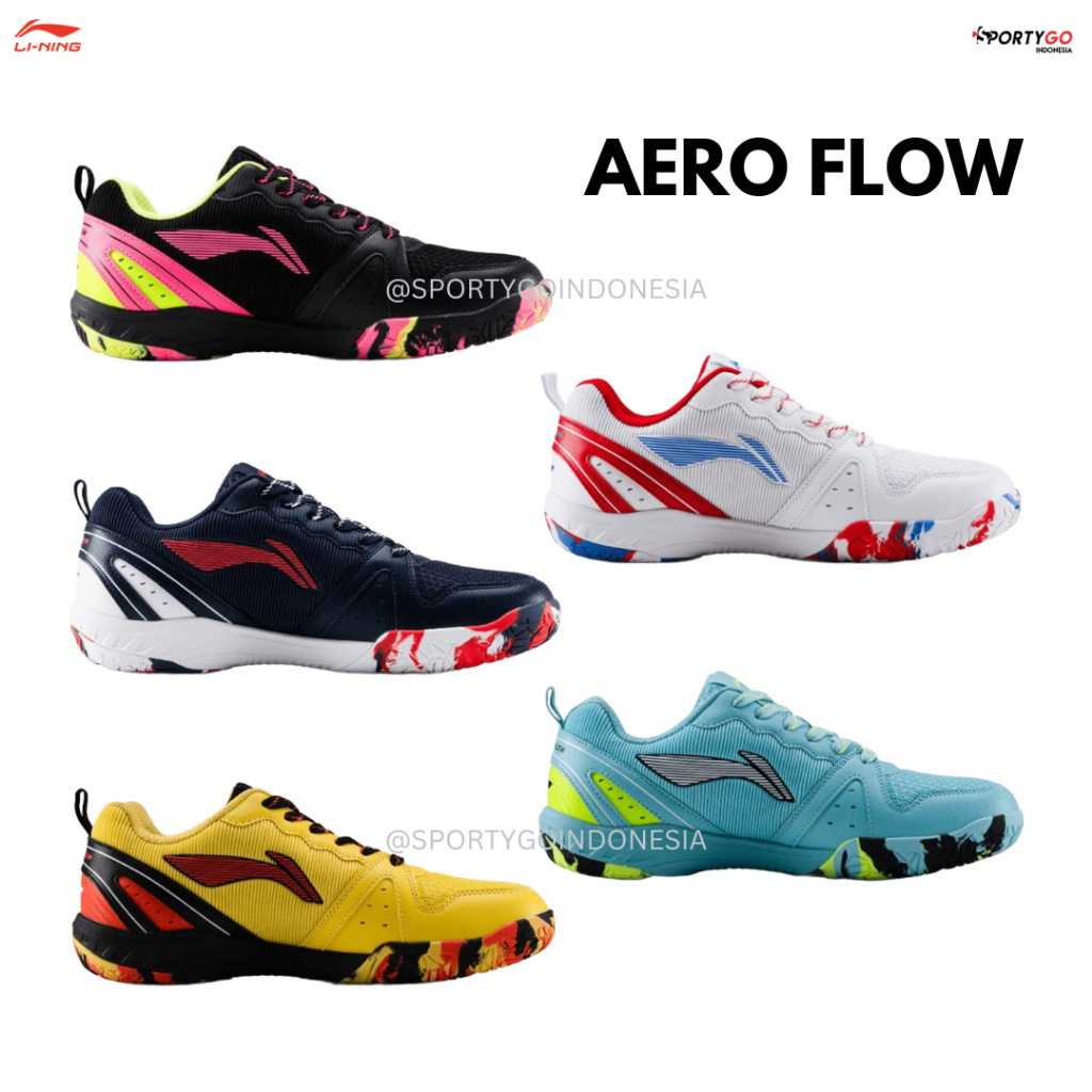 Jual SEPATU BADMINTON LINING AERO FLOW | BADMINTON SHOES AERO FLOW ...