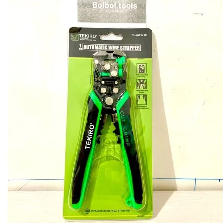 Jual Tang Kupas Kabel Otomatis Original TEKIRO Automatic Wire Stripper ...