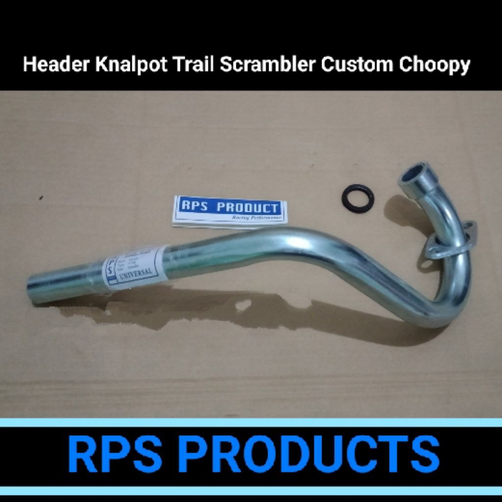 Jual Leher Knalpot Trail Screambler custom choopy cub HONDA KARISMA ...