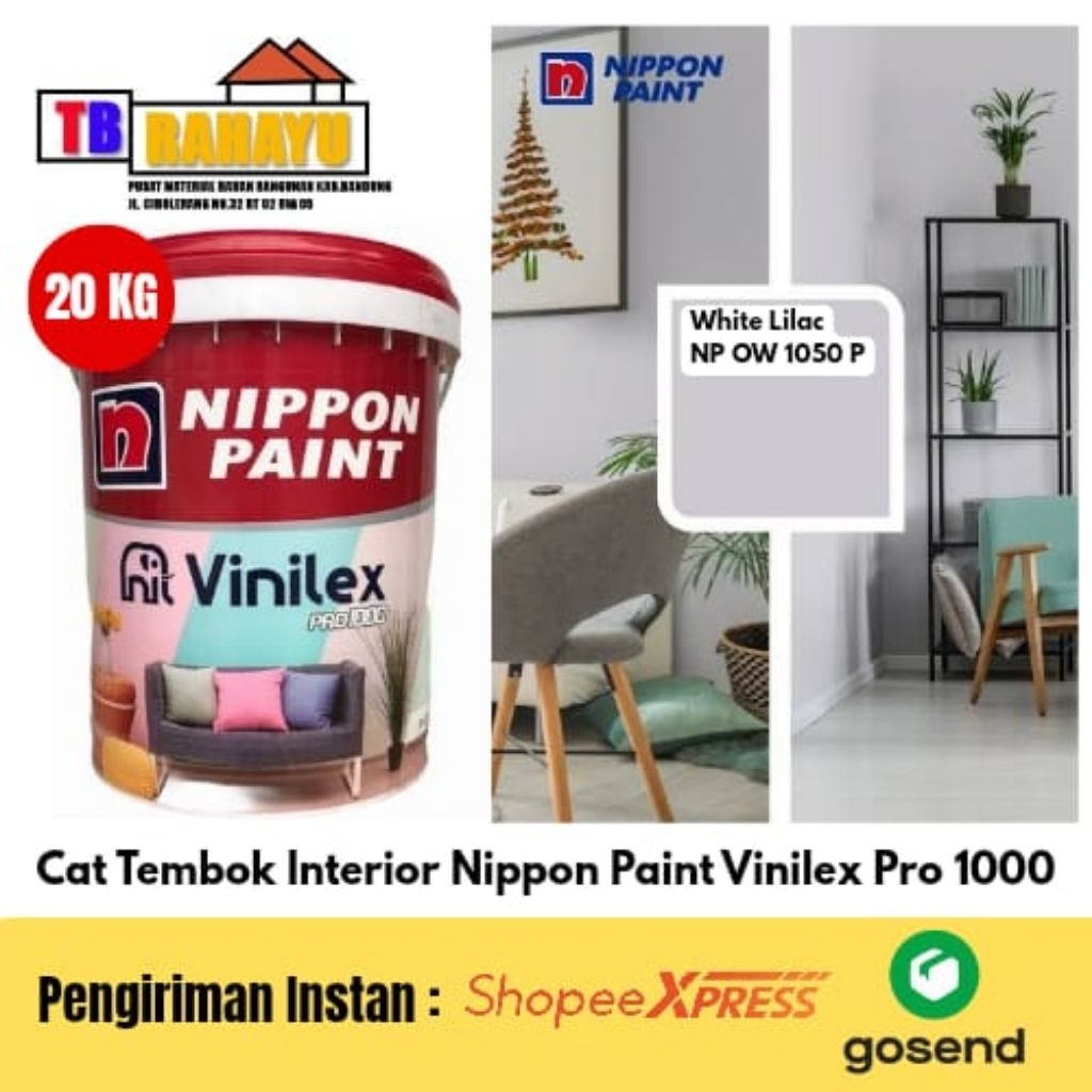 Jual Cat Tembok Interior Vinilex Pro 1000 - 20 KG (NP OW 1050P White ...