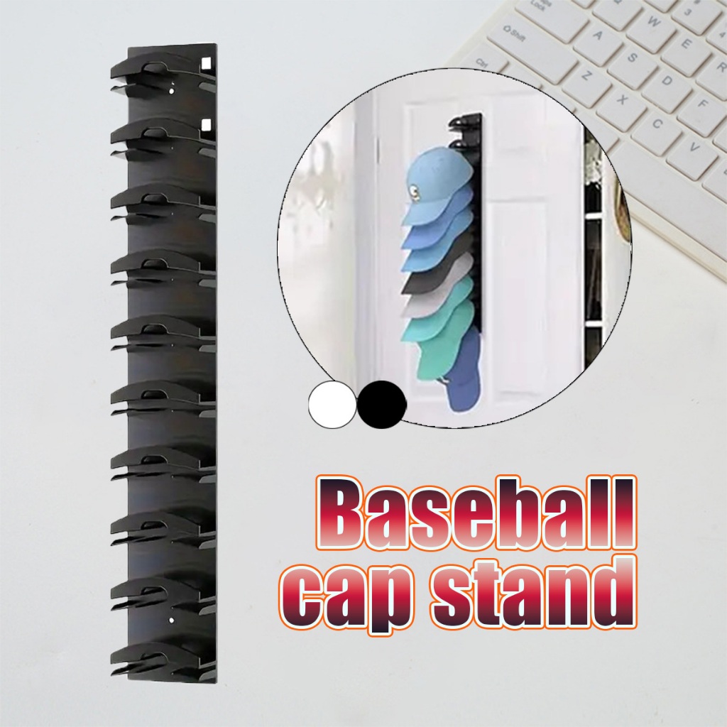Jual 10Slot Gantungan topi berdiri Rak | Tempat Rak Dinding Topi ...