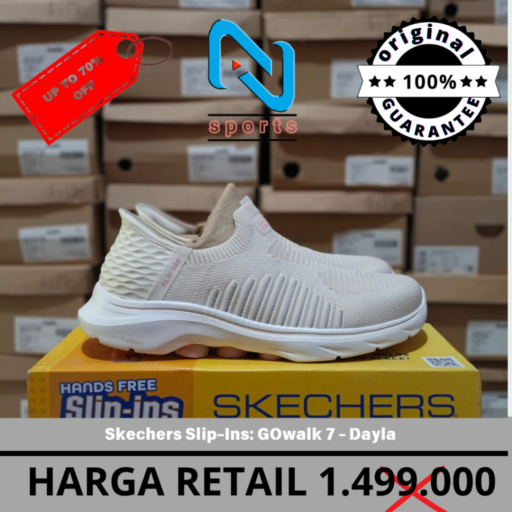 Jual Sepatu Skechers Skechers Slip-Ins: GOwalk 7 - Dayla 125240/NTPK ...