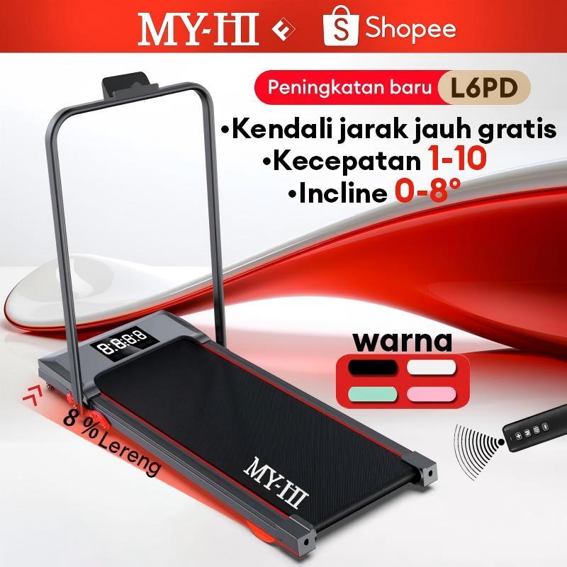Jual MY-HI Incline 1-10km/h Treadmill Electric Low Watt Treadmill ...