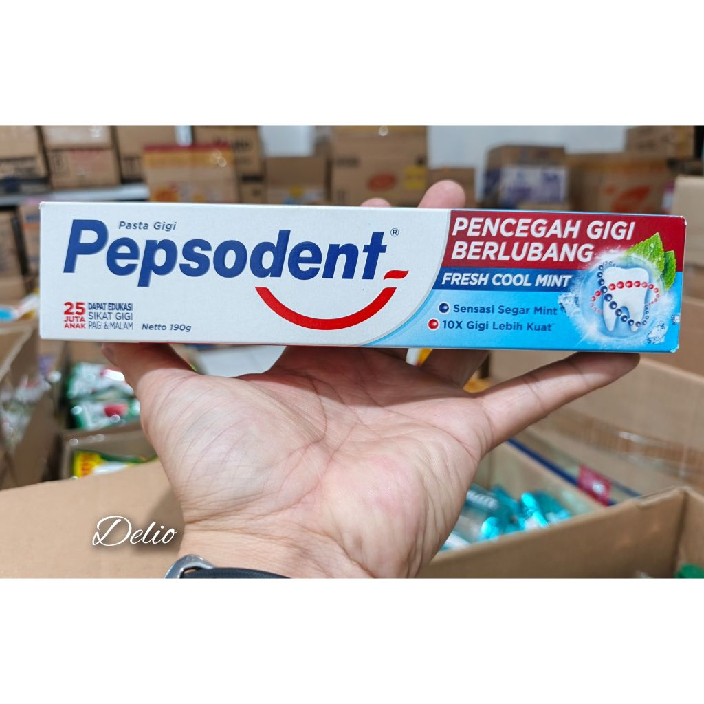 Jual PEPSODENT pasta gigi toothpaste Fresh cool mint 190g | Shopee ...