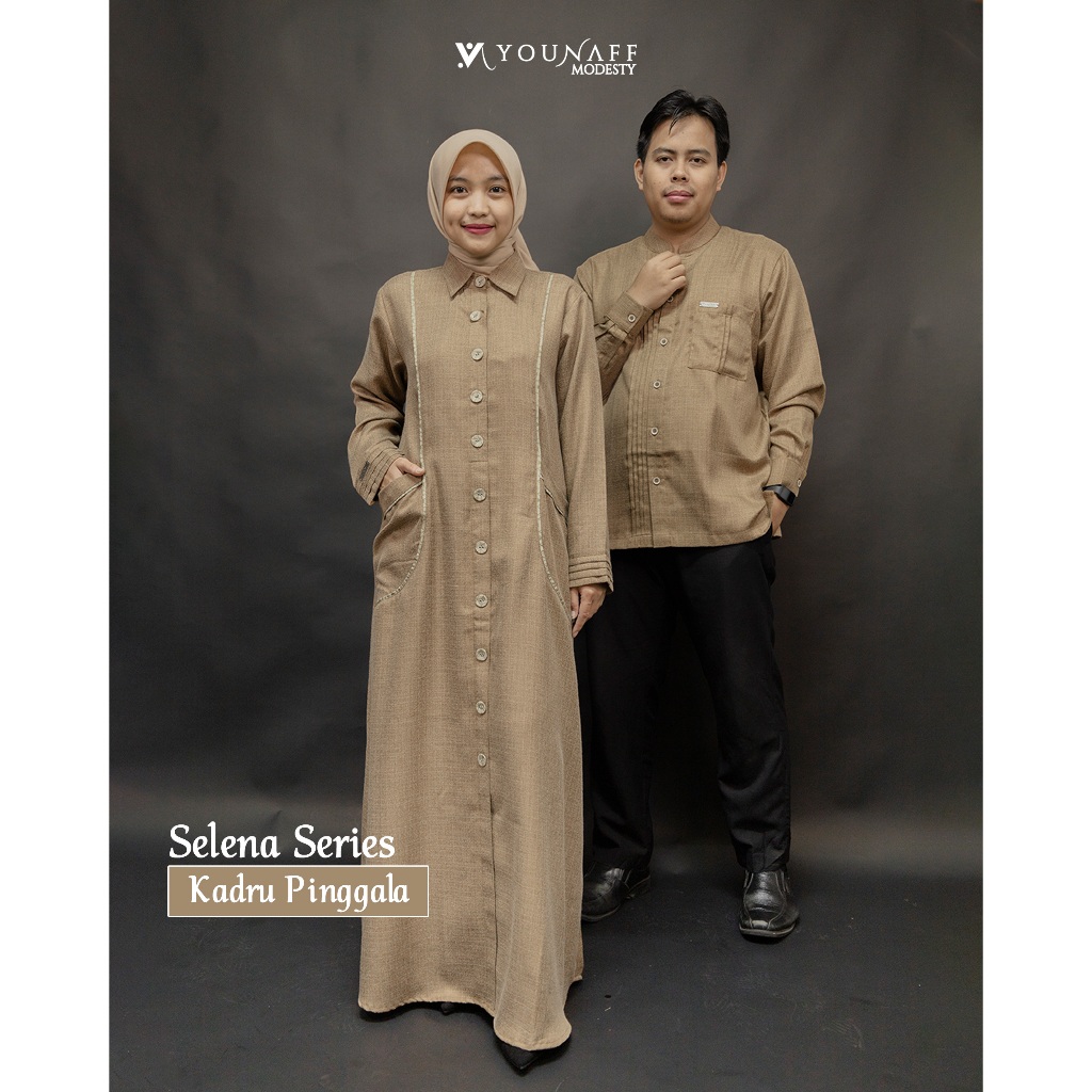 Jual Younaff - Sarimbit Couple Muslimah Selena Series Kadru Pinggala ...