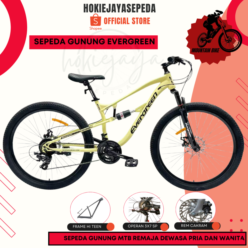 Jual MTB Evergreen Sepeda Gunung Ranger R35 Dewasa dan Remaja - Full ...
