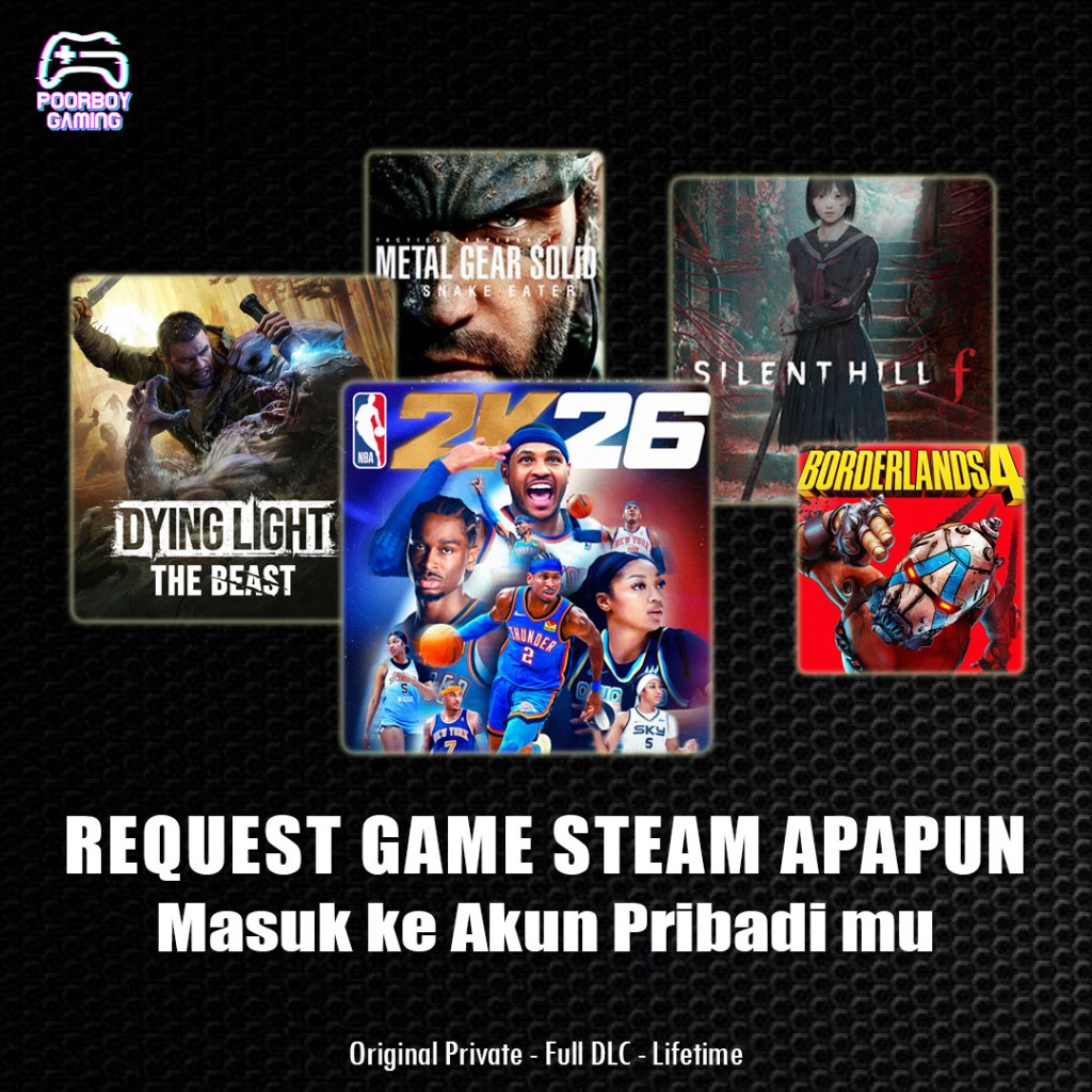 Jual REQUEST GAME STEAM MASUK KE LIBRARY PRIVATE LIFETIME | Shopee ...