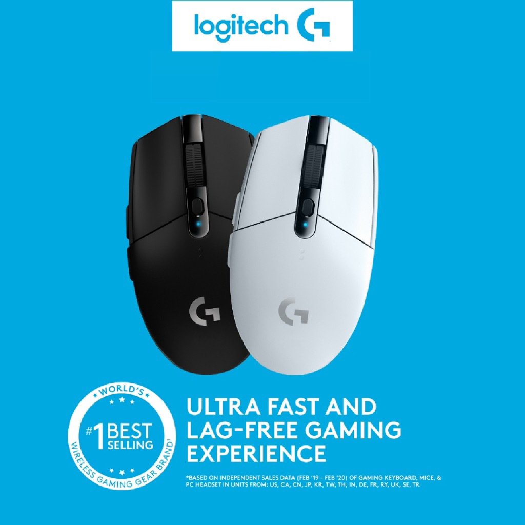 Jual LOGITECH G304 G 304 LIGHTSPEED WIRELESS GAMING MOUSE | Shopee ...