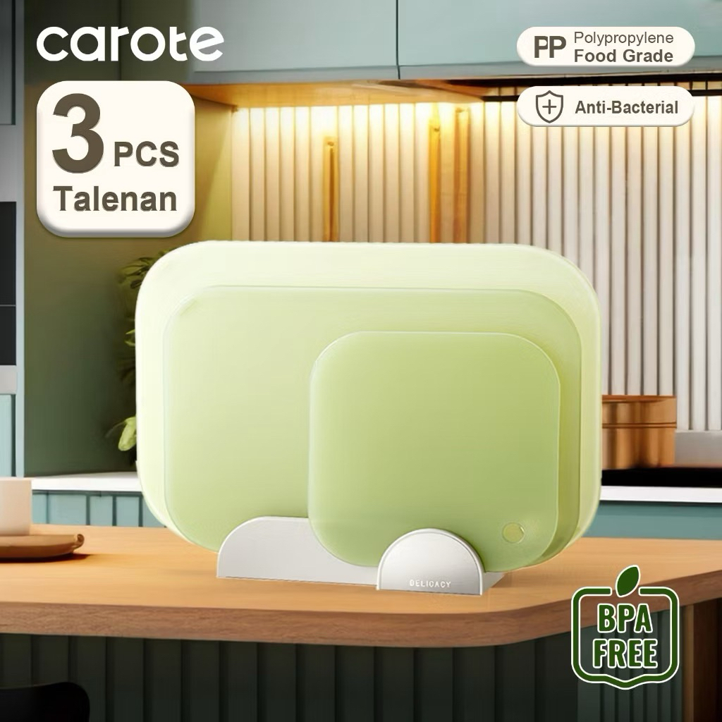 Jual CAROTE Alat Masak Talenan 3 Pcs, Terbuat Dari PP Material, Tray ...