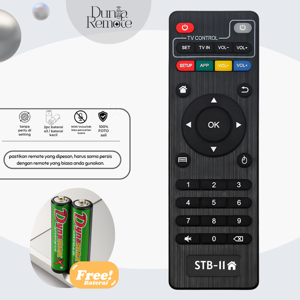 Jual Remot Remote TV MULTI ANDROID STB-11 TV BOX ALL TYPE MXQ MX10 H96 ...