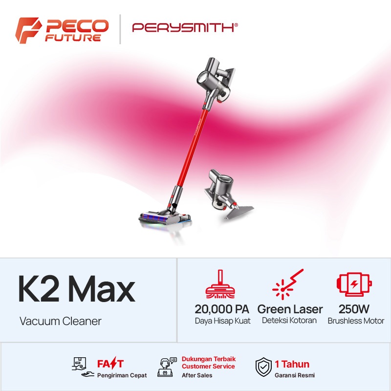 Jual PerySmith K2 Max Vacuum Cleaner 26000Pa Cordless Vacuum Cleaner ...